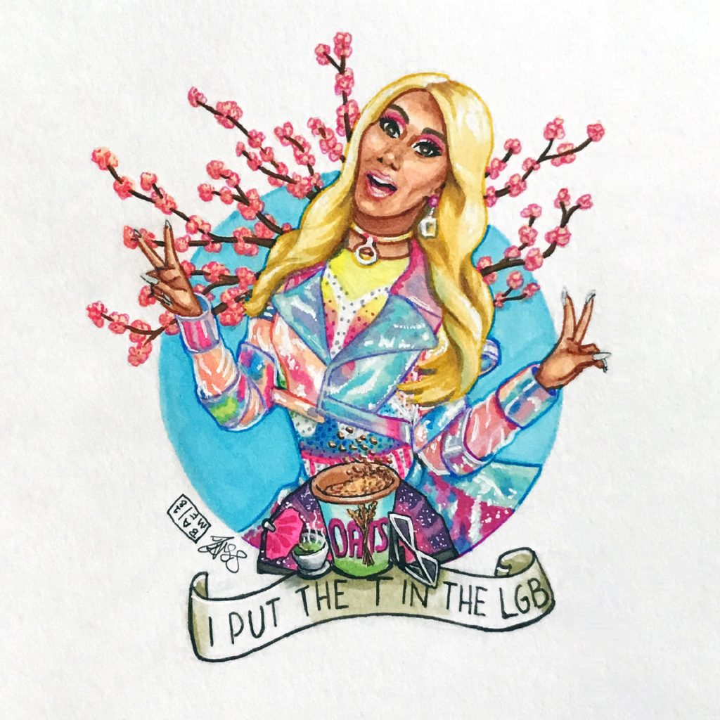 RuPaul's Drag Race All-Stars 4 - Mural Art & Illustration of Sam Soper