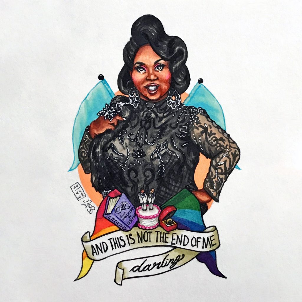 RuPaul's Drag Race All-Stars 4 - Mural Art & Illustration of Sam Soper