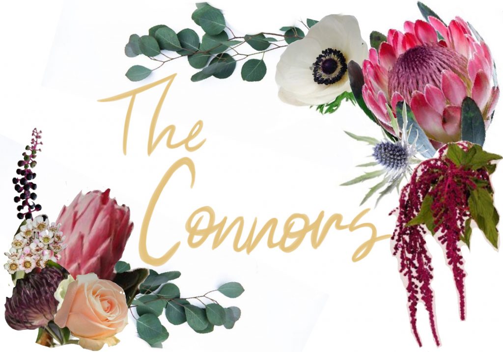The Connors — Commemorative Wedding Tray - Mural Art & Illustration of ...