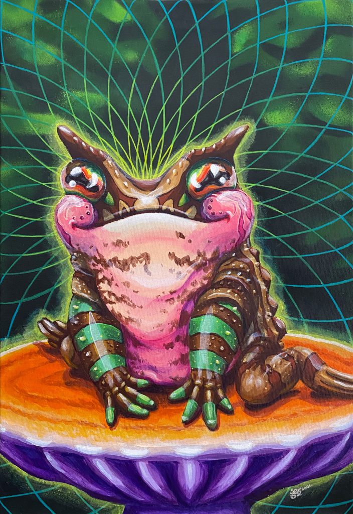 All Glory (to Hypnotoad) Canvas Art - Mural Art & Illustration of Sam Soper