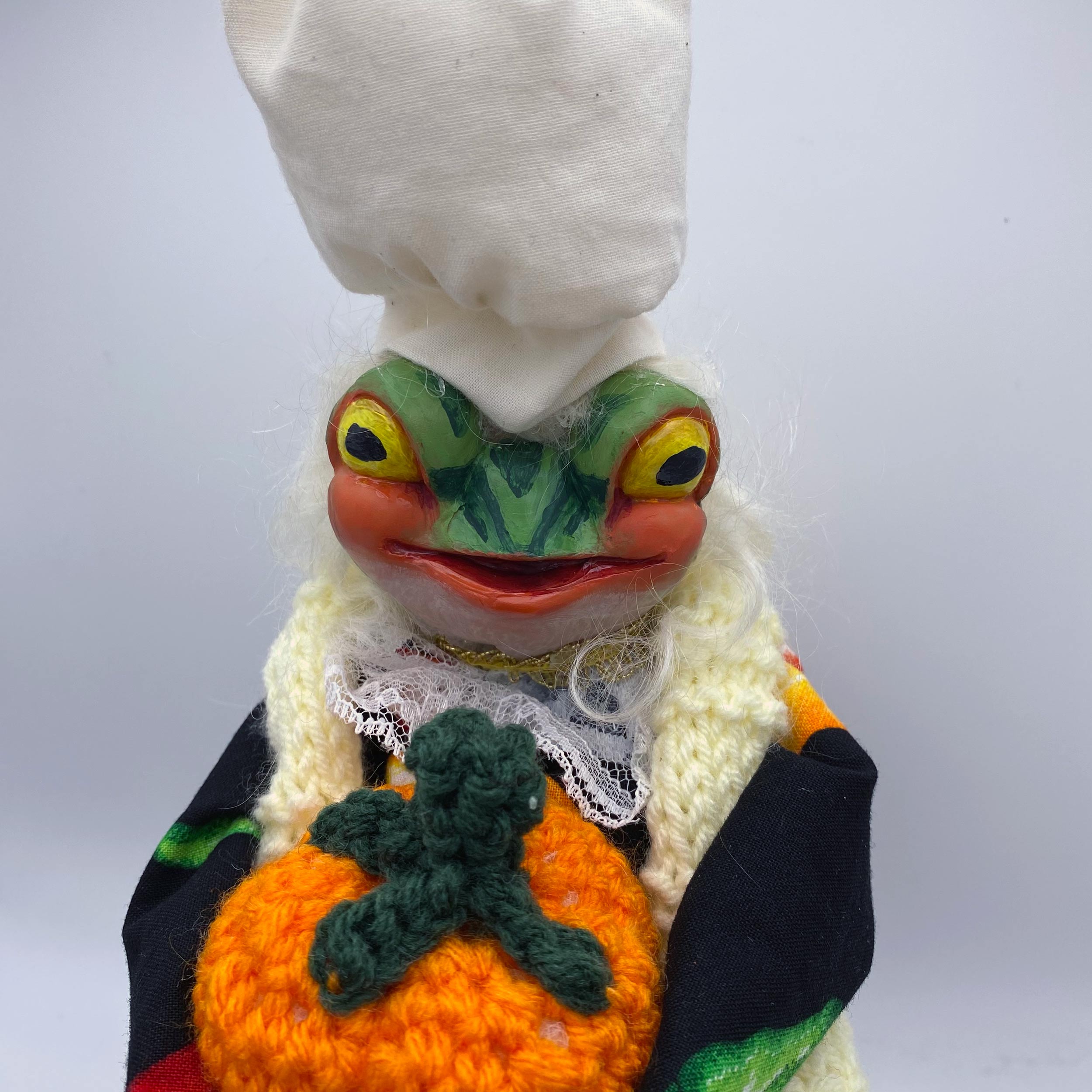 "Chef Ethel" Decorative Sitting Frog Character (One-of-a-Kind) - Mural ...
