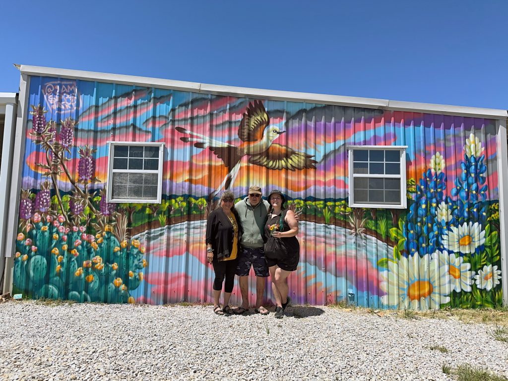 Scissor Tail Sunset Mural - Mural Art & Illustration of Sam Soper