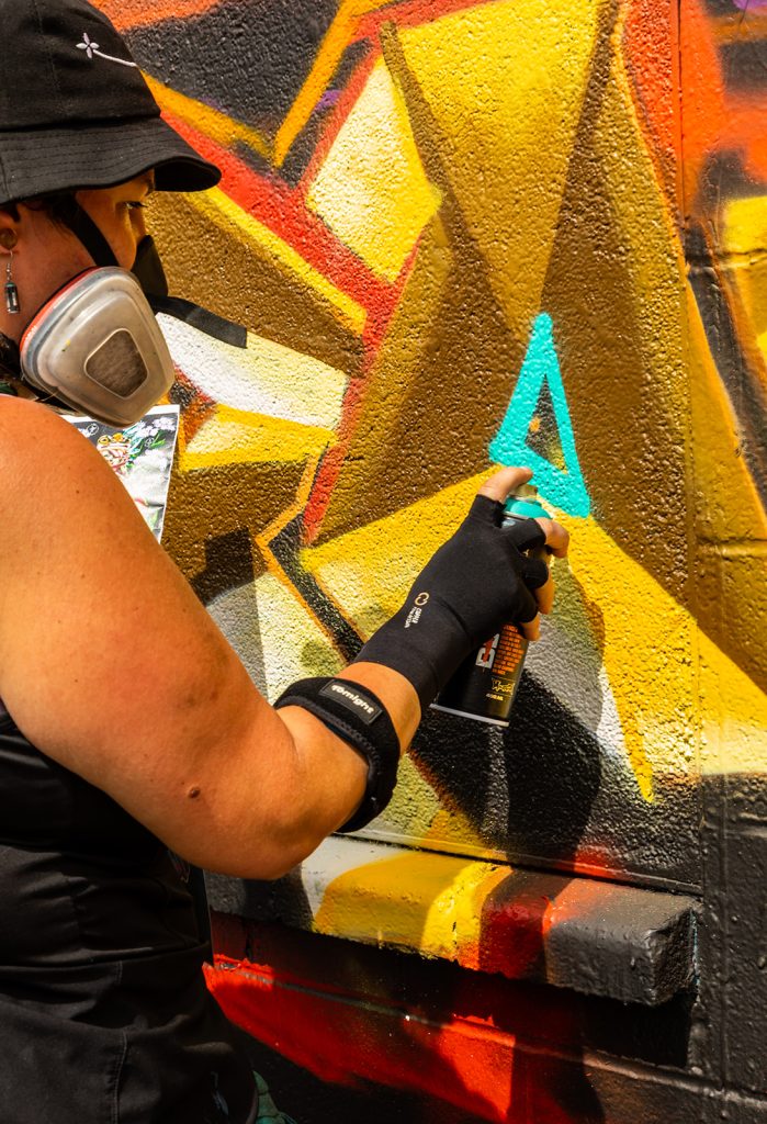 Texas Fae-Toad at She Unit 2023 - Mural Art & Illustration of Sam Soper