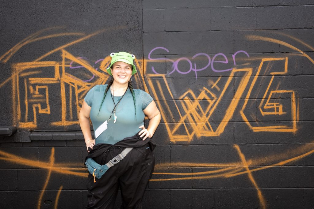 Texas Fae-Toad at She Unit 2023 - Mural Art & Illustration of Sam Soper