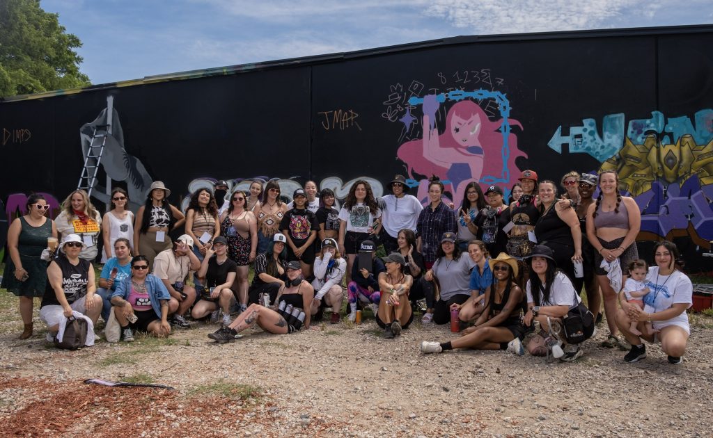 Texas Fae-Toad at She Unit 2023 - Mural Art & Illustration of Sam Soper