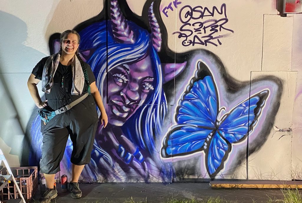 Rediscovering the Light Live Painting - Mural Art & Illustration of Sam ...