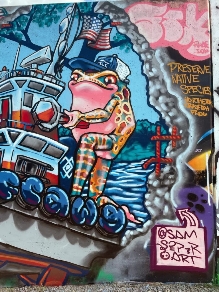 Tugboat Frawg's Fleetcare at Paint Louis 2023 - Mural Art ...
