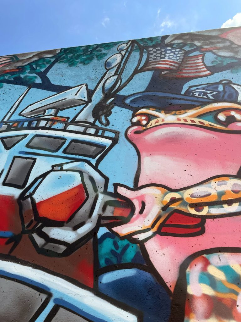 Tugboat Frawg's Fleetcare at Paint Louis 2023 - Mural Art ...