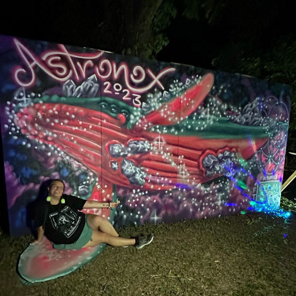 Space Whale Portal Evolution at Astronox 2023 - Mural Art ...