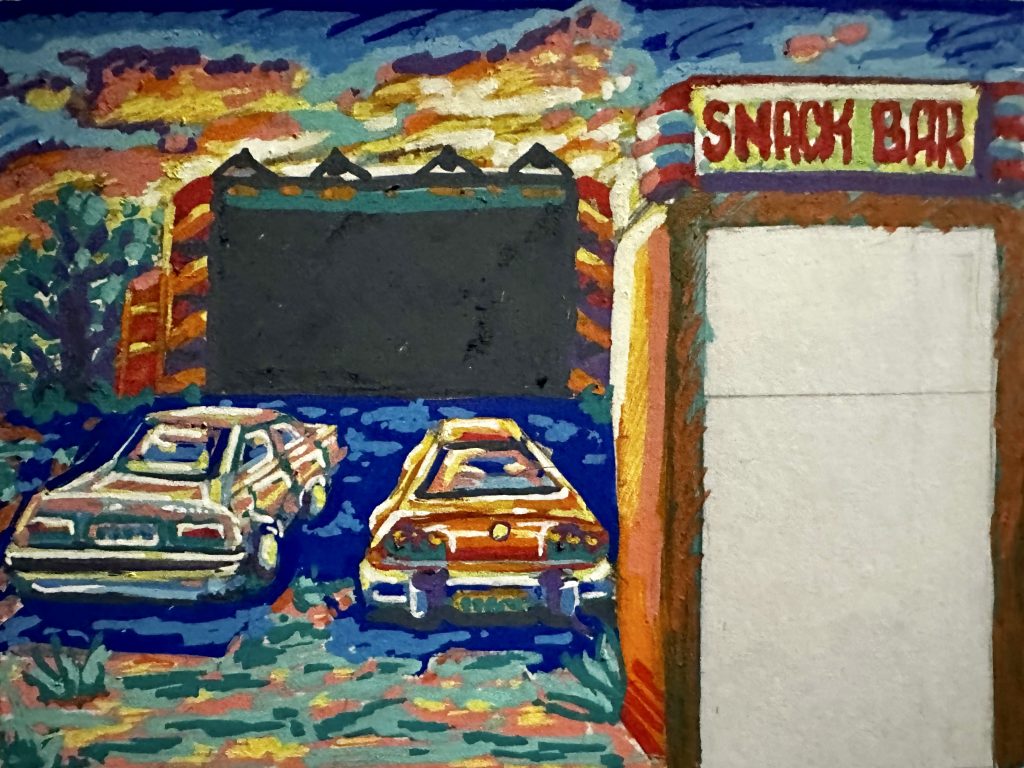 DiPasquale Drive-In Residential Mural - Mural Art & Illustration of Sam ...