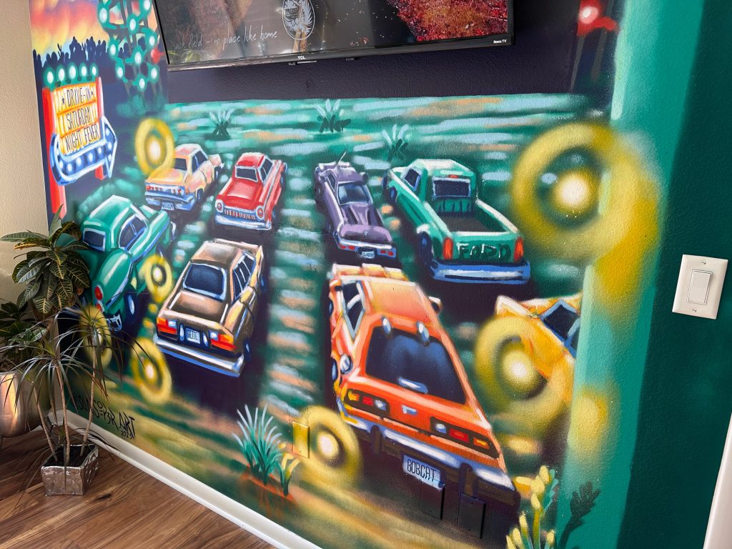 DiPasquale Drive-In Residential Mural - Mural Art & Illustration of Sam ...