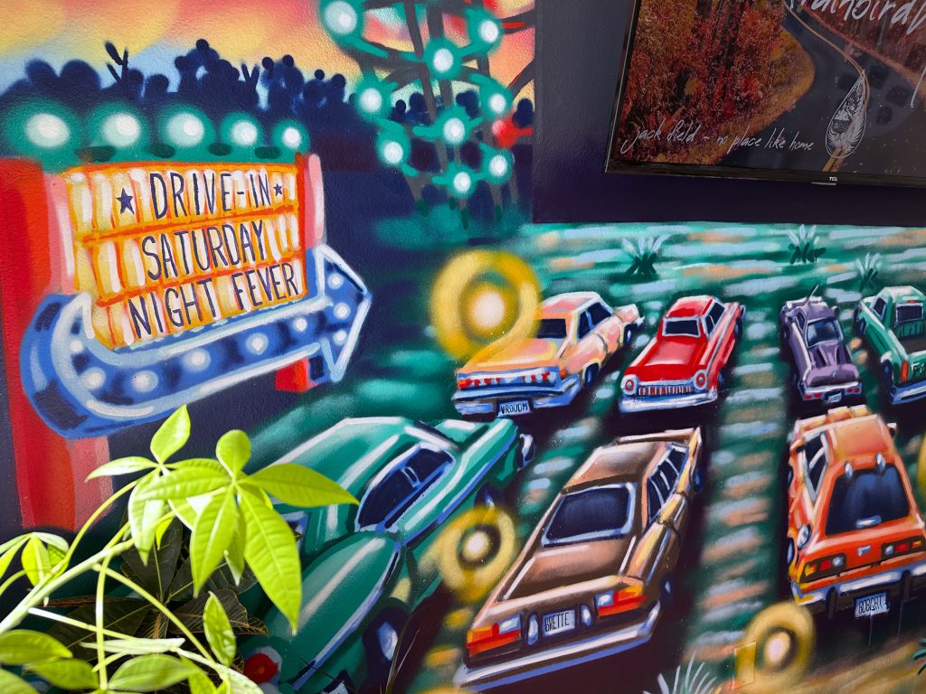 DiPasquale Drive-In Residential Mural - Mural Art & Illustration of Sam ...